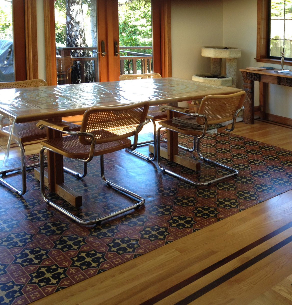 Hay House Floorcloth #2 – Ariel Grace Design